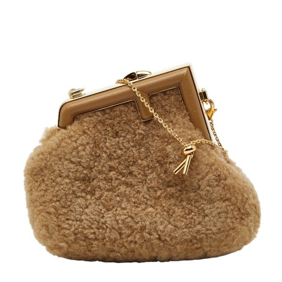 Fendi | Accessories | Fendi First Nano Charm Chain Shoulder Pouch ...